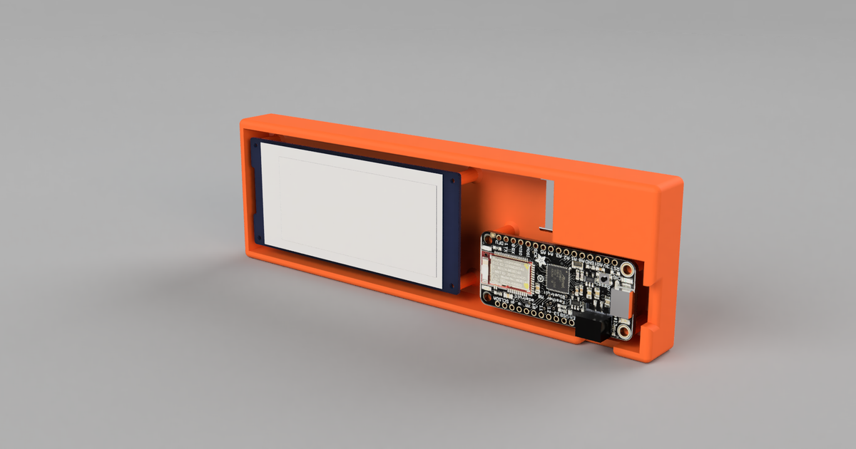 Weather Station with ESP32 and e_paper 2.9" by Frd2002 | Download free ...