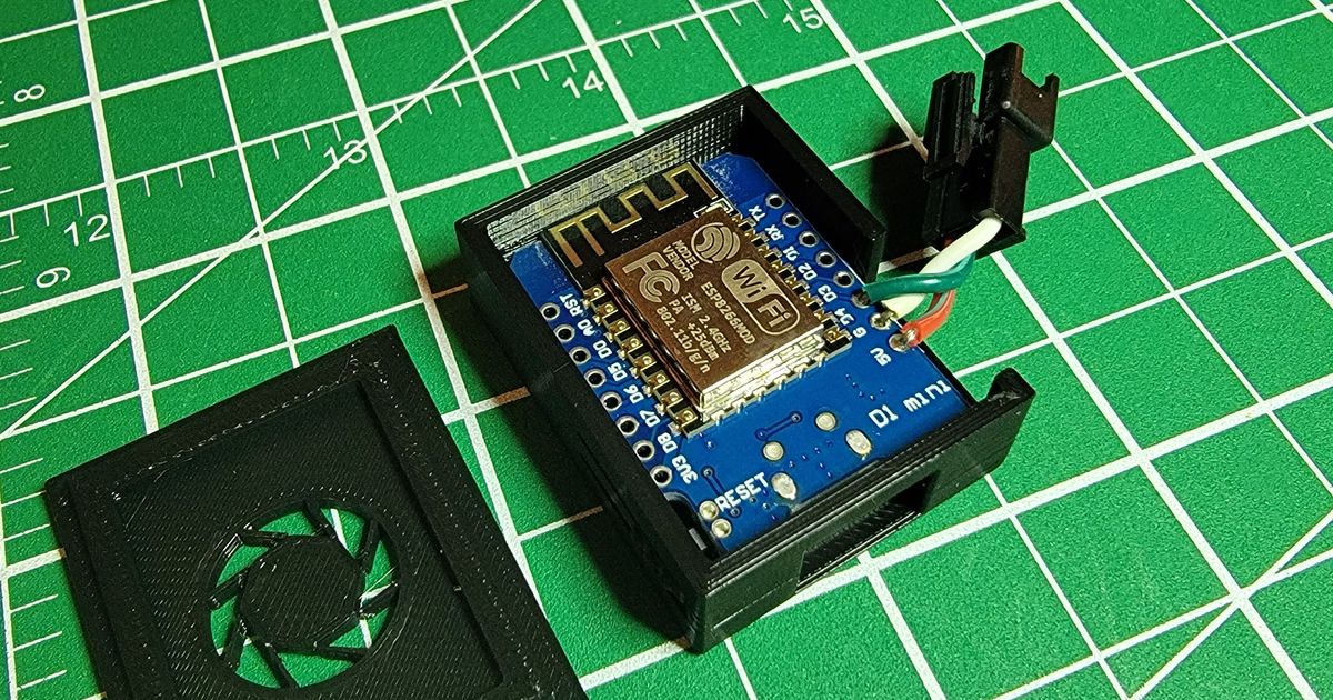 D1 Mini Case by trutgers | Download free STL model | Printables.com