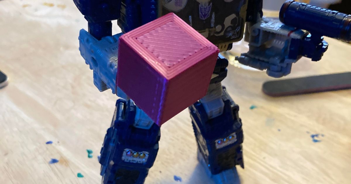 Energon Cube with handle by jeremyg | Download free STL model ...