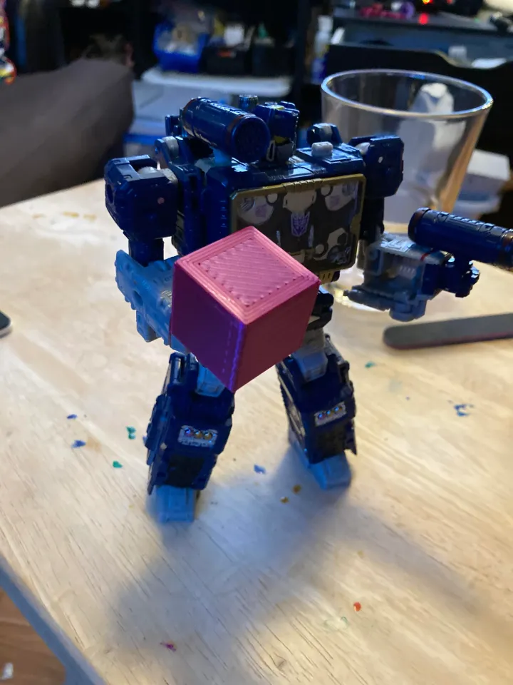 Energon Cube with handle by jeremyg | Download free STL model ...