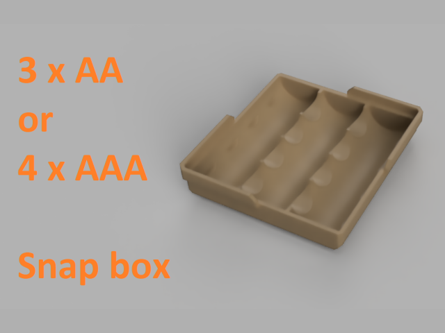AAx3 or AAAx4 box by Liova | Download free STL model | Printables.com