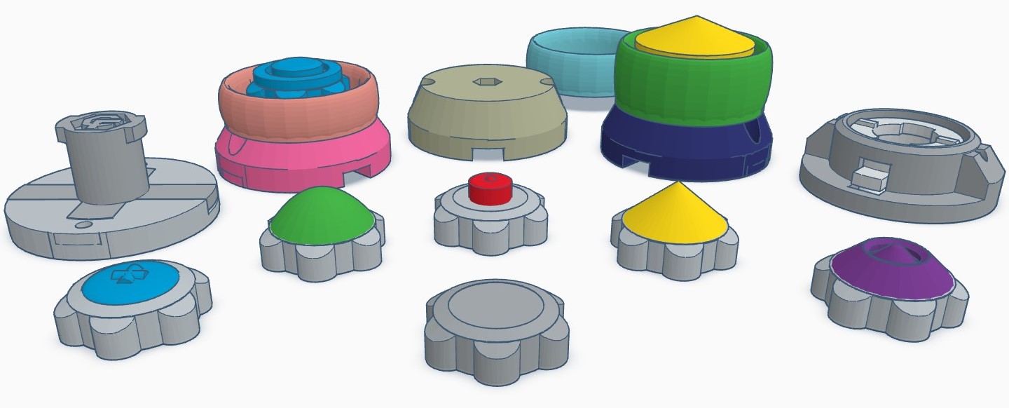 Beyblade 'Sustain' Driver kit (Legacy) by Coal Fuse | Download free STL ...