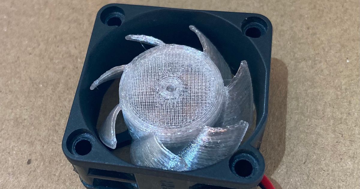 4020 fan by radarOverhead | Download free STL model | Printables.com