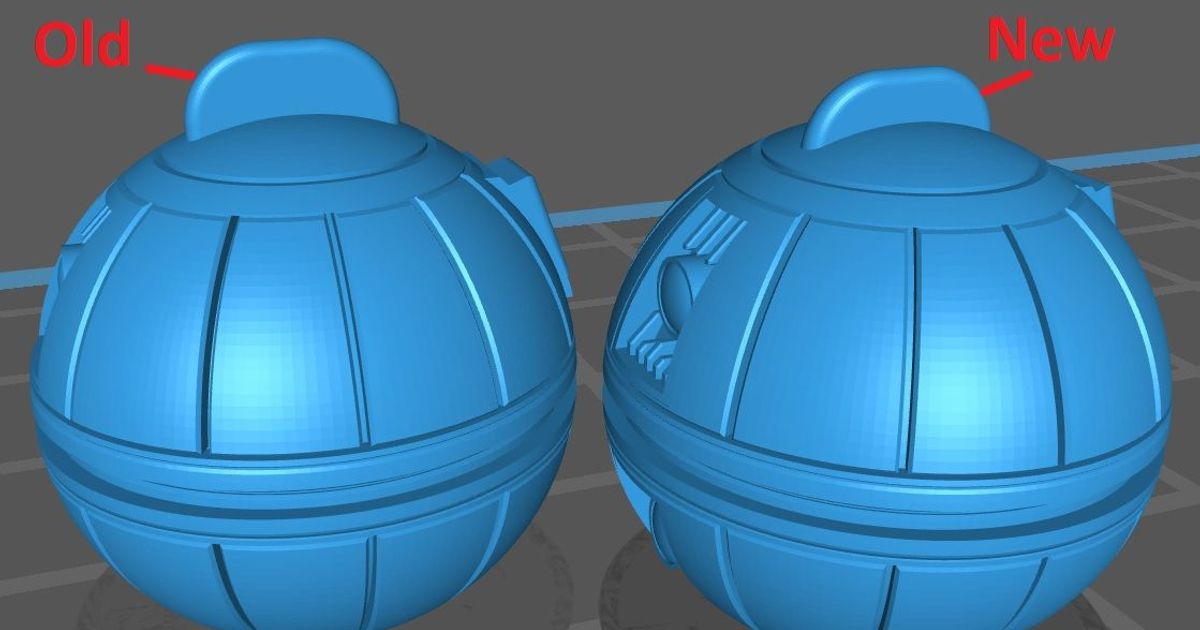KOTOR Old Republic G20 Glop grenade model for custom figures and ...
