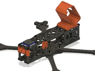 TBS Source One V4 mounts and brackets by mahatmaJman | Download free ...