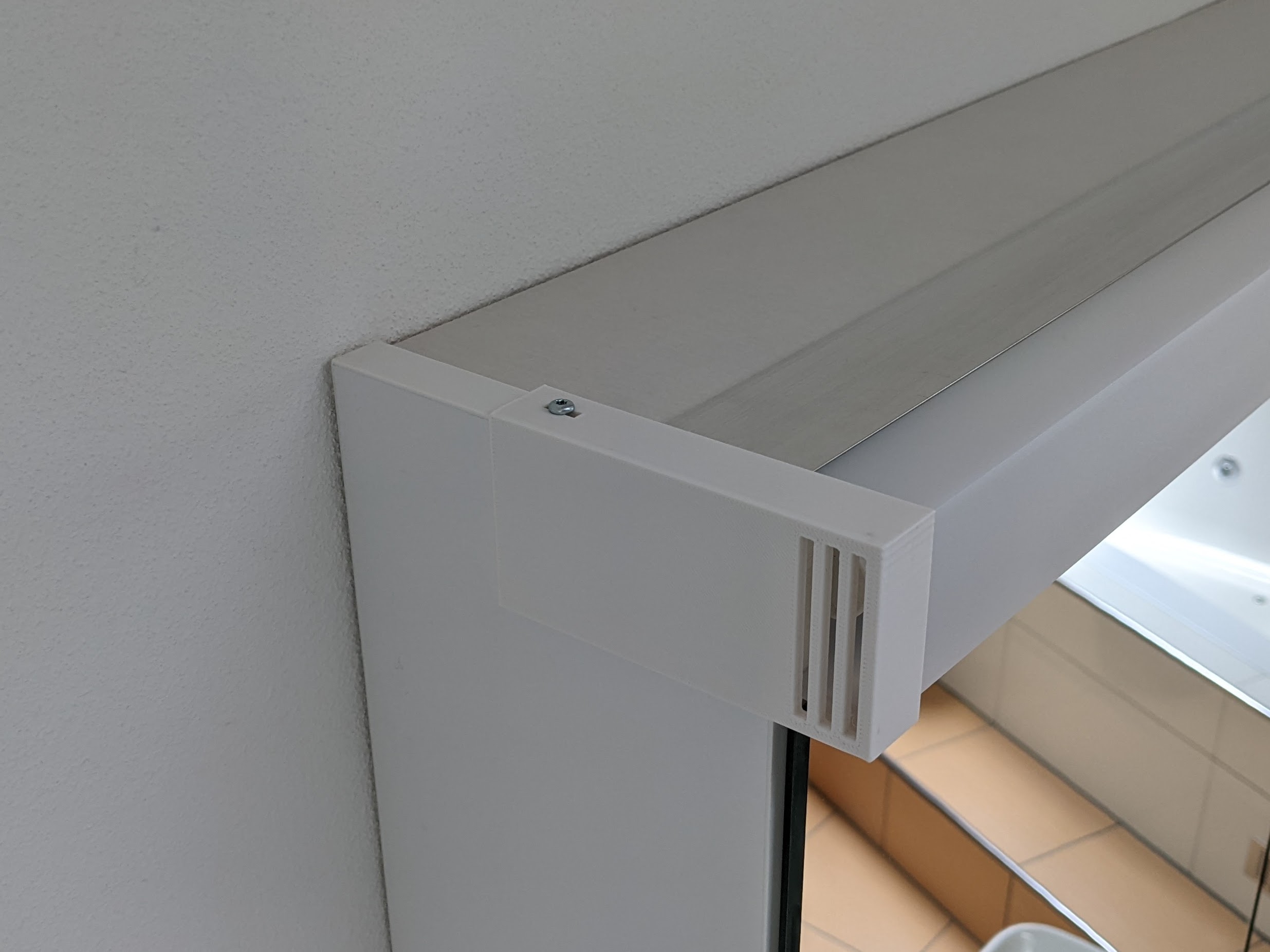 Cabinet Lamp (Lens) Bracket by adsw | Download free STL model ...