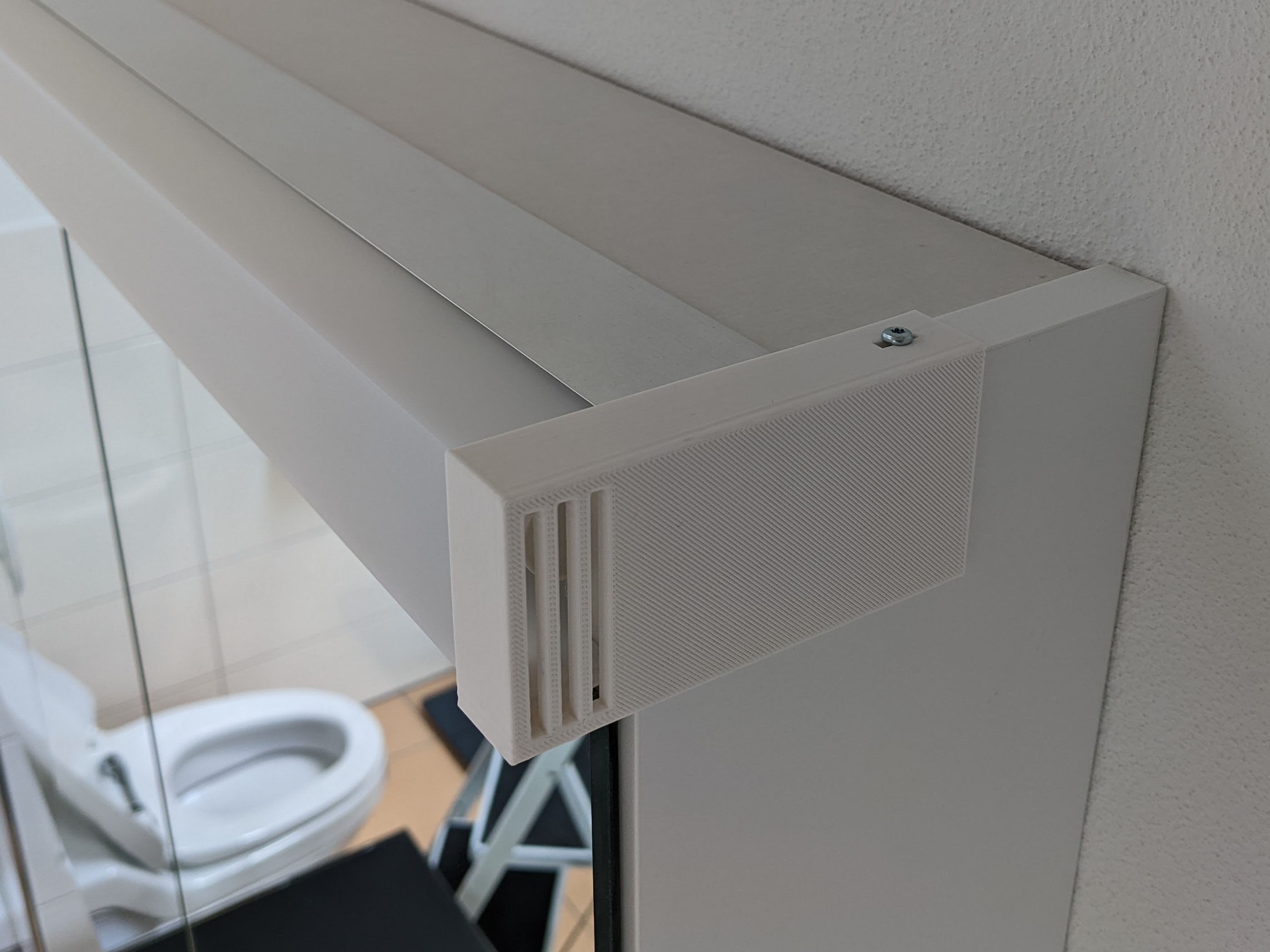 Cabinet Lamp (Lens) Bracket by adsw | Download free STL model ...