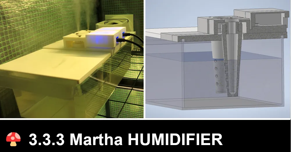 3.3.3 Humidifier with replaceable Parts for Grow Tents (Martha) or ...