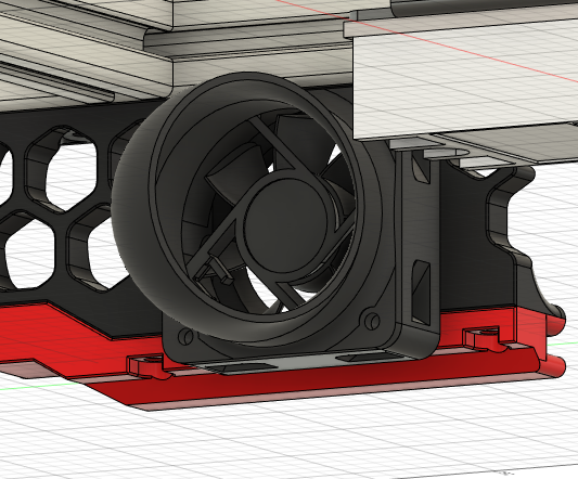 Sunon 50x50x15 Fan Shroud with mod for Tiny-M Skirt by Wissencat ...