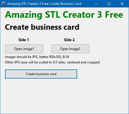 App to create switching business cards. Amazing STL Creator 3: Free ...