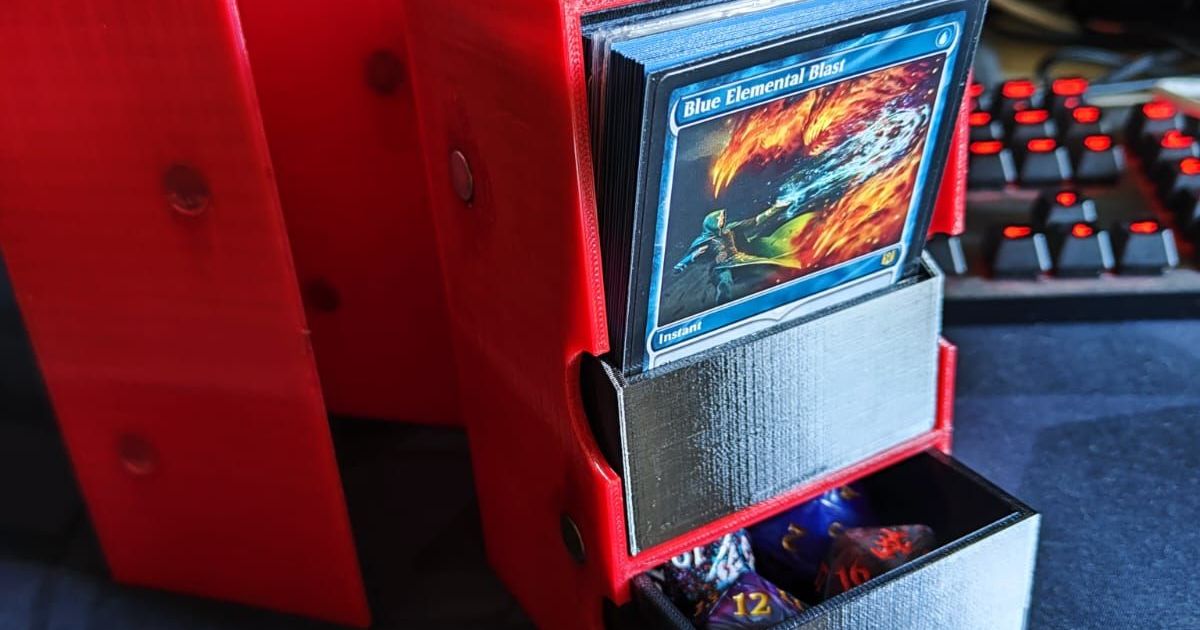 MTG Card Box por androx | Descargar modelo STL gratuito | Printables.com