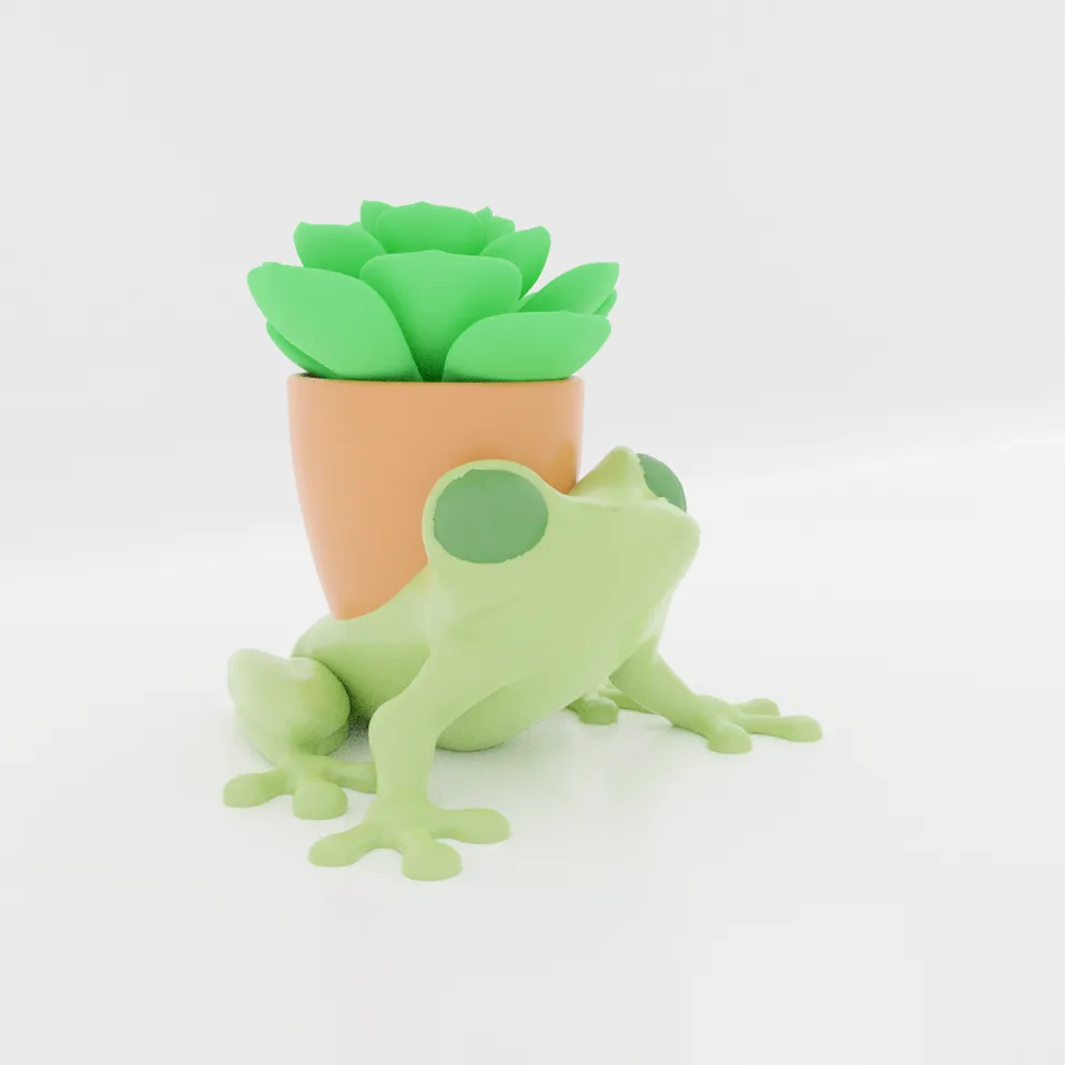 Frog Planter by ShoaibDesign | Download free STL model | Printables.com