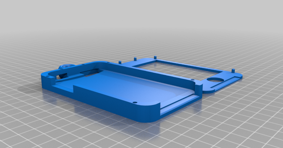 apple iPod gen 2 case with loop by ZR | Download free STL model ...