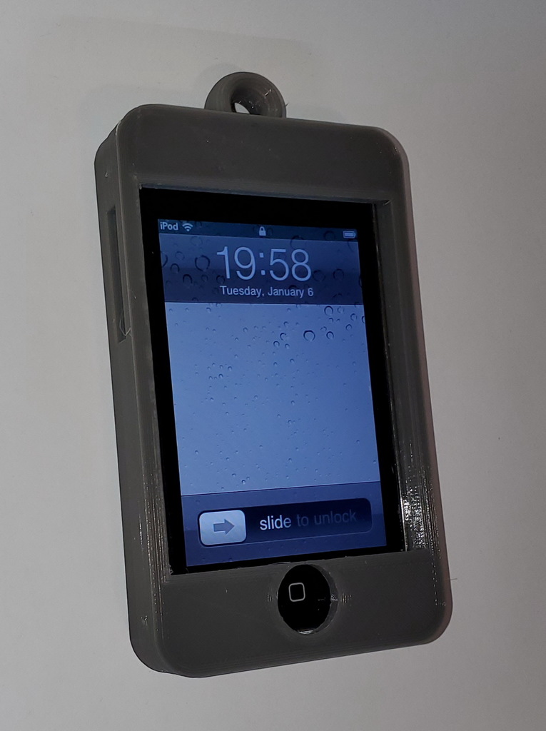 apple iPod gen 2 case with loop by ZR | Download free STL model ...