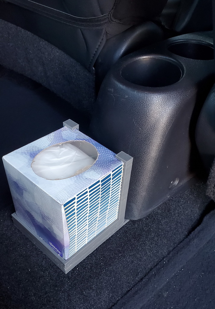 Tissue Box Holder for a Car by ZR | Download free STL model ...