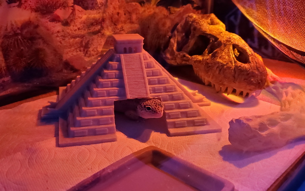GECKO HIDE chichen-itza-kukulcan by ZR | Download free STL model ...