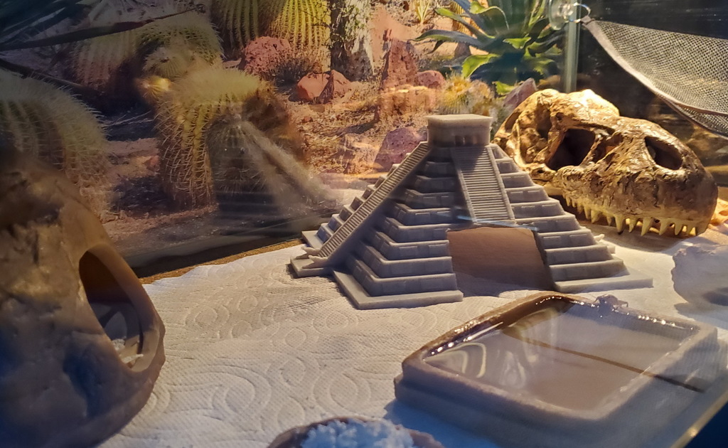 GECKO HIDE chichen-itza-kukulcan by ZR | Download free STL model ...