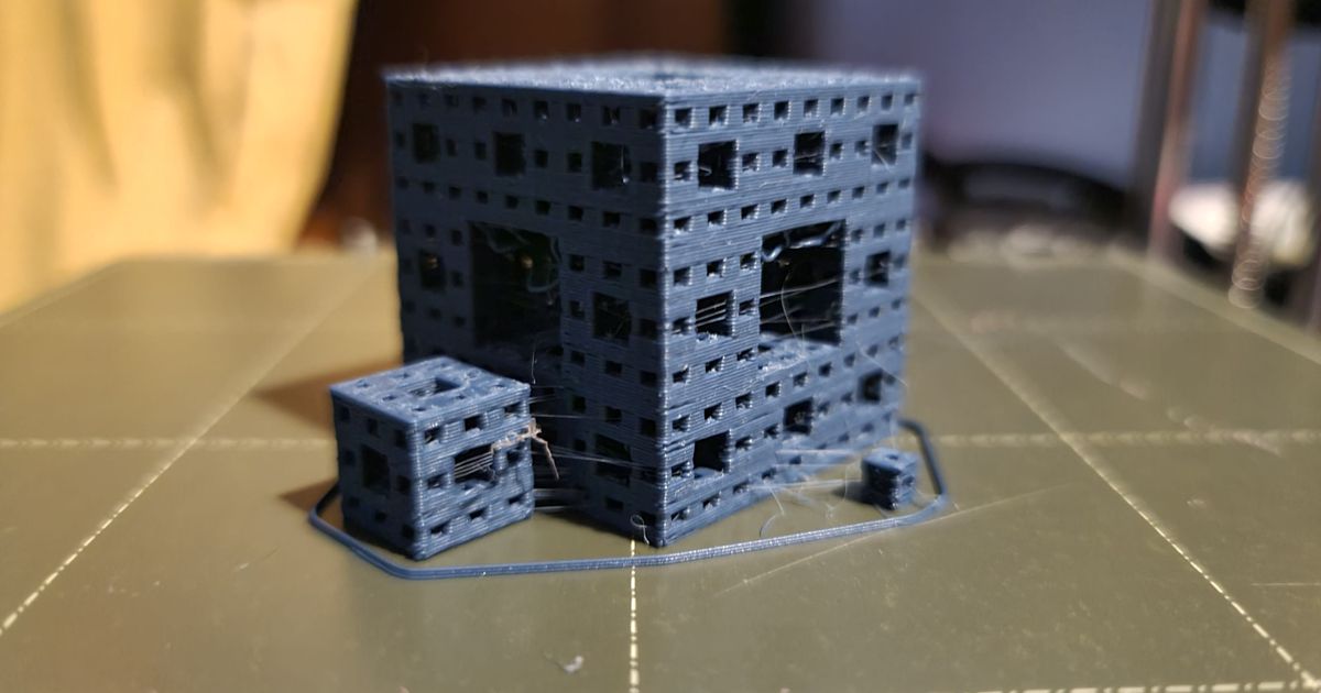 Menger Sponges by Christopher Lewis | Download free STL model ...