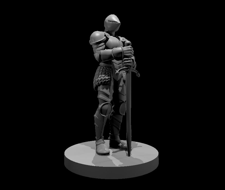 Knight Statues by MZ4250 | Download free STL model | Printables.com