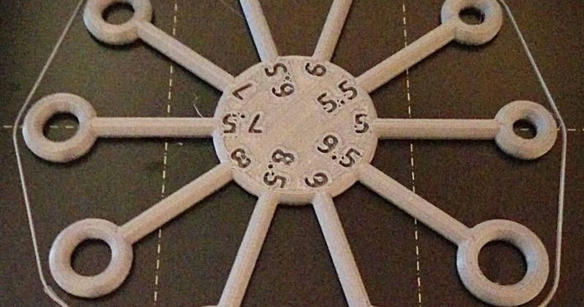 Parametric Measuring Stars by scruss | Download free STL model ...