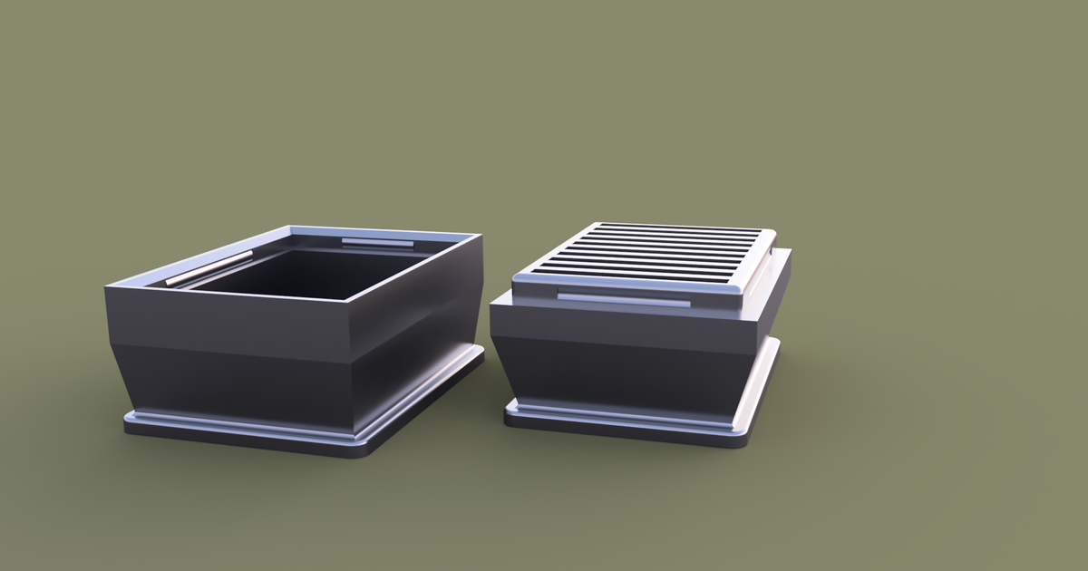 SD Card Storage Box by burtronix | Download free STL model | Printables.com