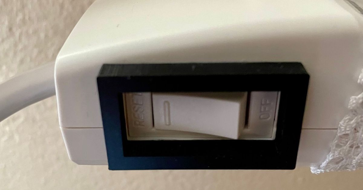 Commercial Electric Power Strip Switch Guard by Collin Allen | Download ...