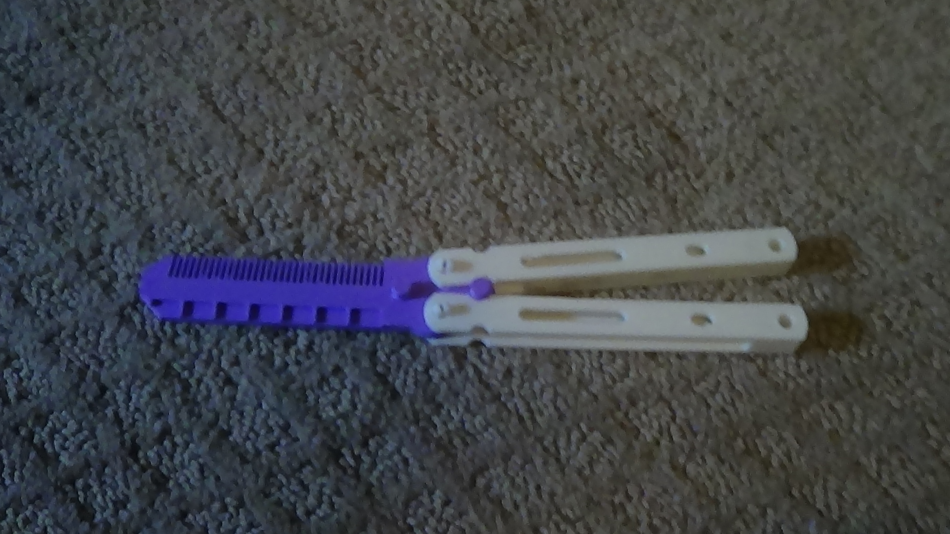 comb and ruler butterfly knife by Rieyhoughonn lucky | Download free ...