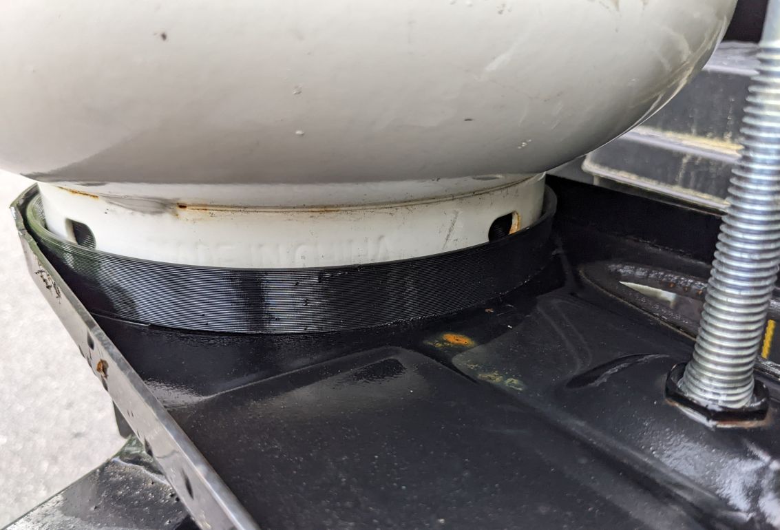 Propane Tank Spacer Ring by ltlowe | Download free STL model ...