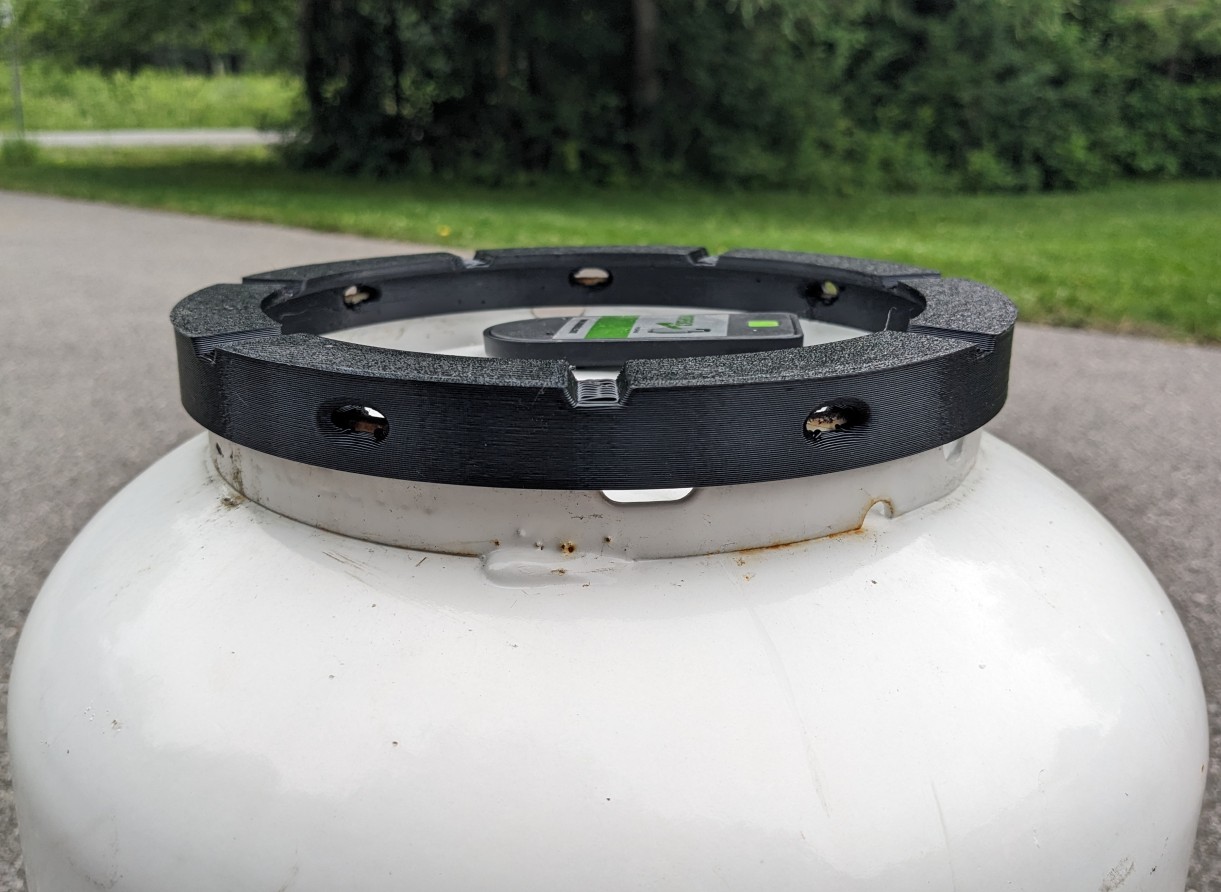 Propane Tank Spacer Ring by ltlowe | Download free STL model ...