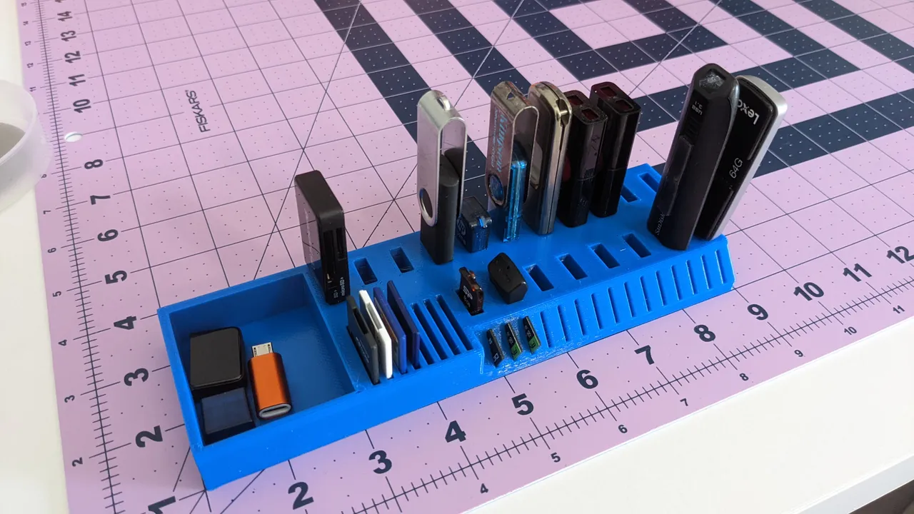 Desk organizer huge - with tray by /dev/tea | Download free STL model ...