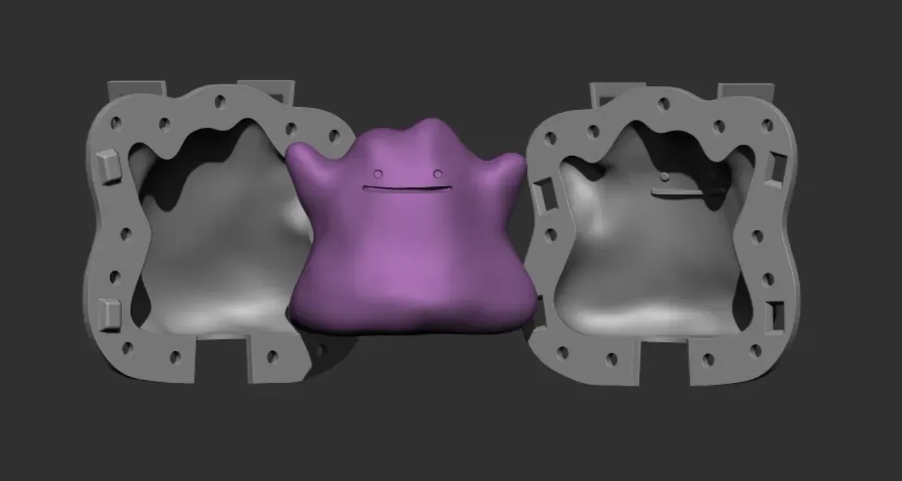Ditto Squishy Mold by Asclives | Download free STL model | Printables.com