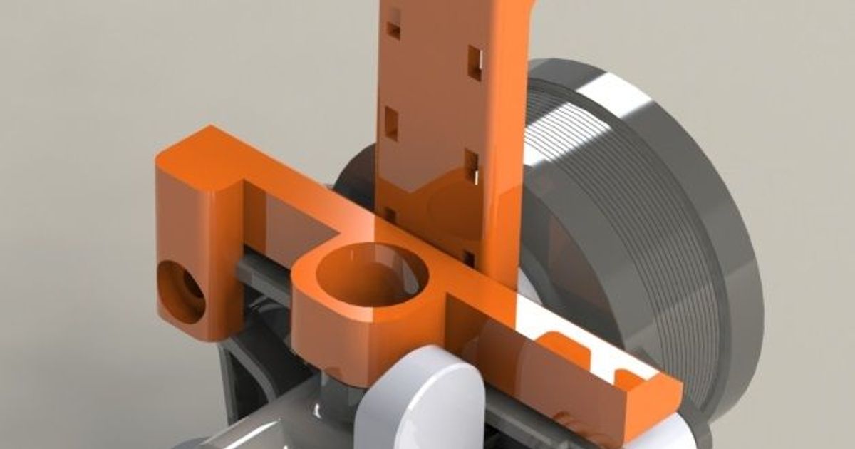 Sherpa Mini PTFE mount with stepper cable guide by john doe | Download ...