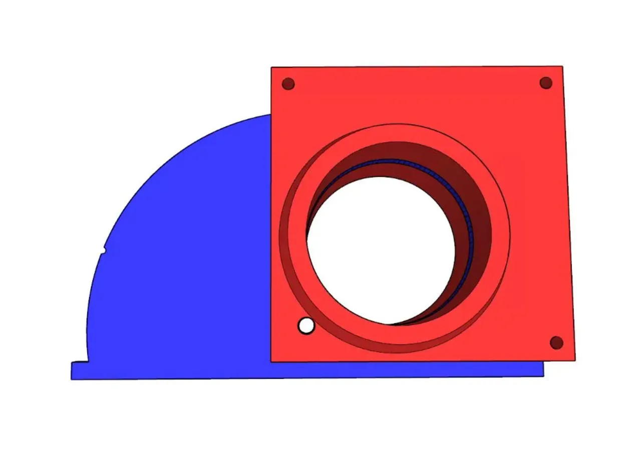 Blast Gate 50 by Wollywood2020 | Download free STL model | Printables.com