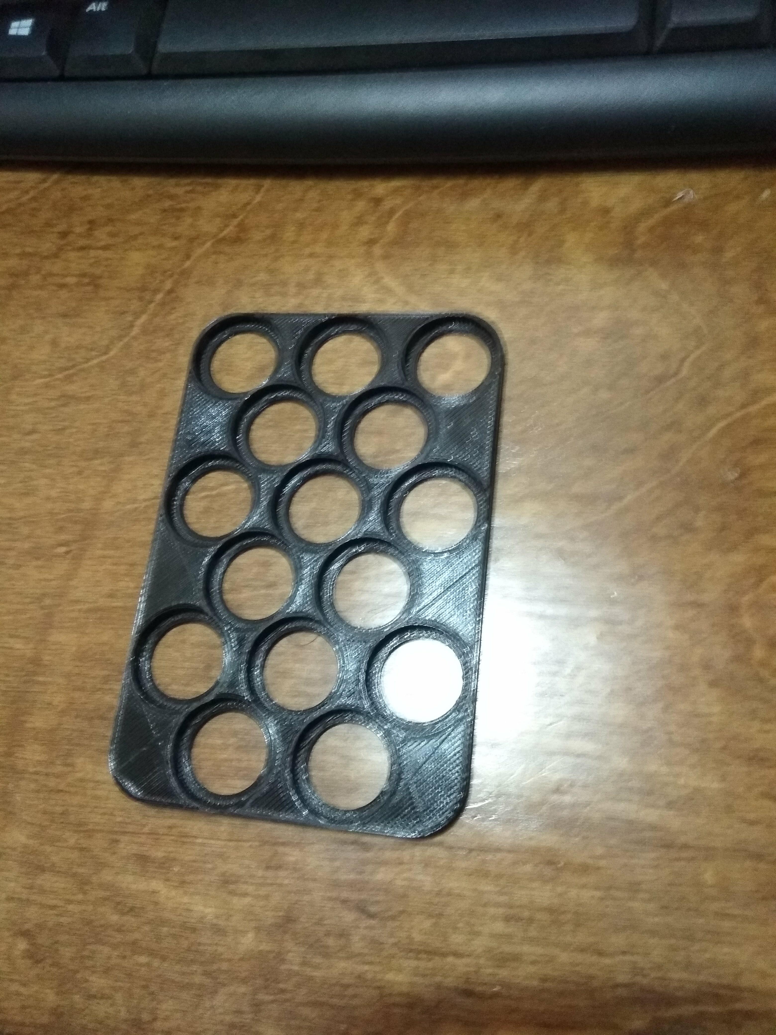 CR2032 Storage tray by Andrew Rousseau | Download free STL model ...