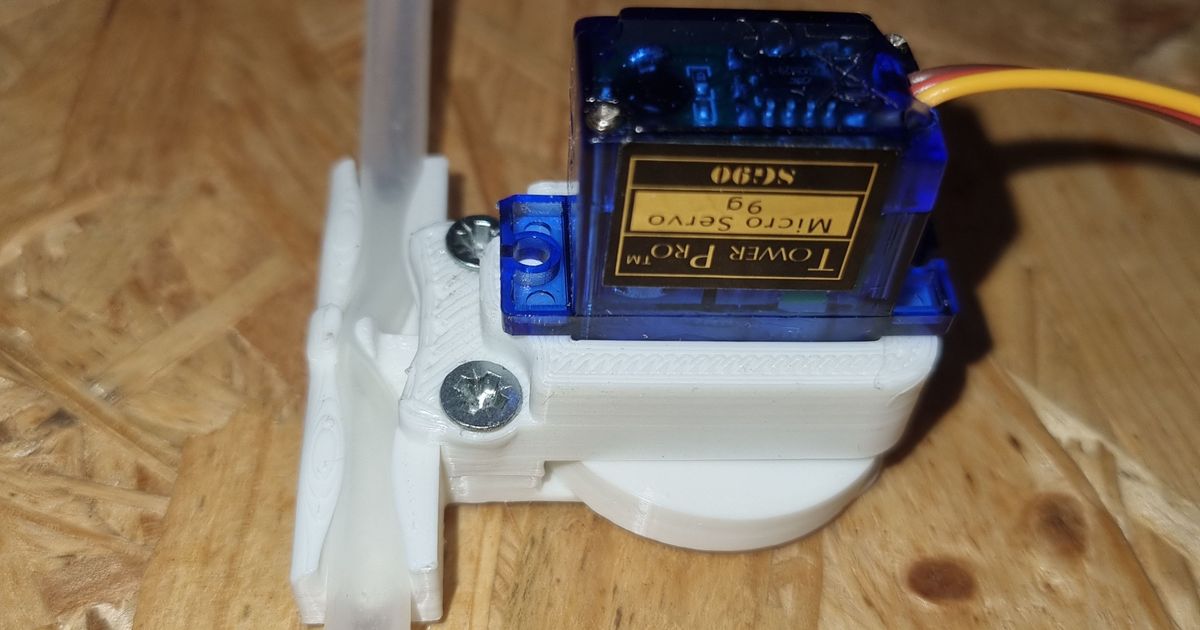 pinch valve powered by servo by MSTVS | Download free STL model ...