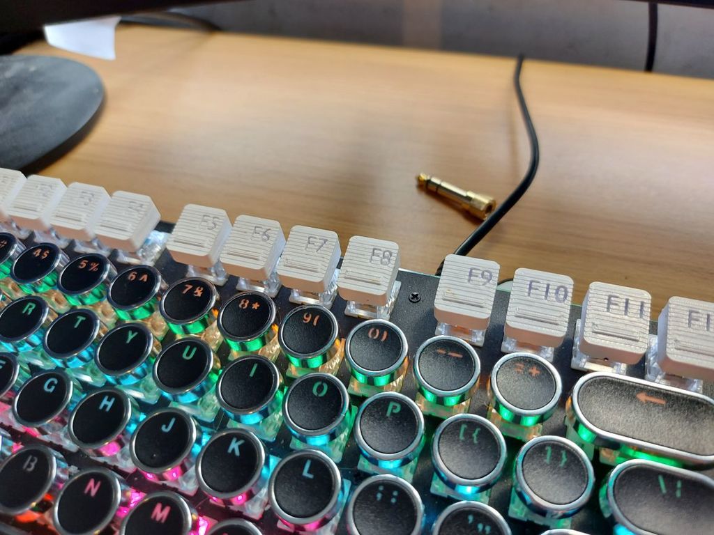 Function Key Keycaps (F1-F12) by emily lee | Download free STL model ...