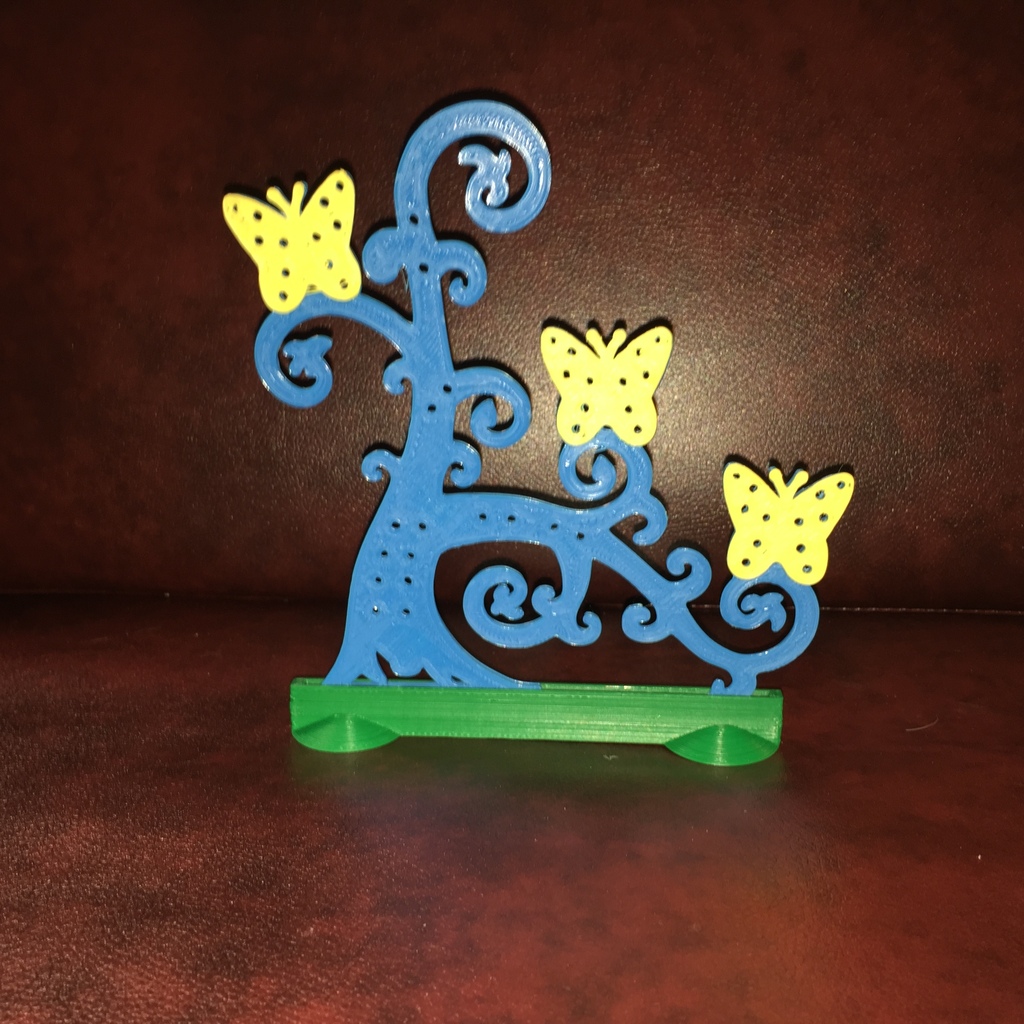 Jewelry Tree with Desktop Stand by Tnever | Download free STL model ...