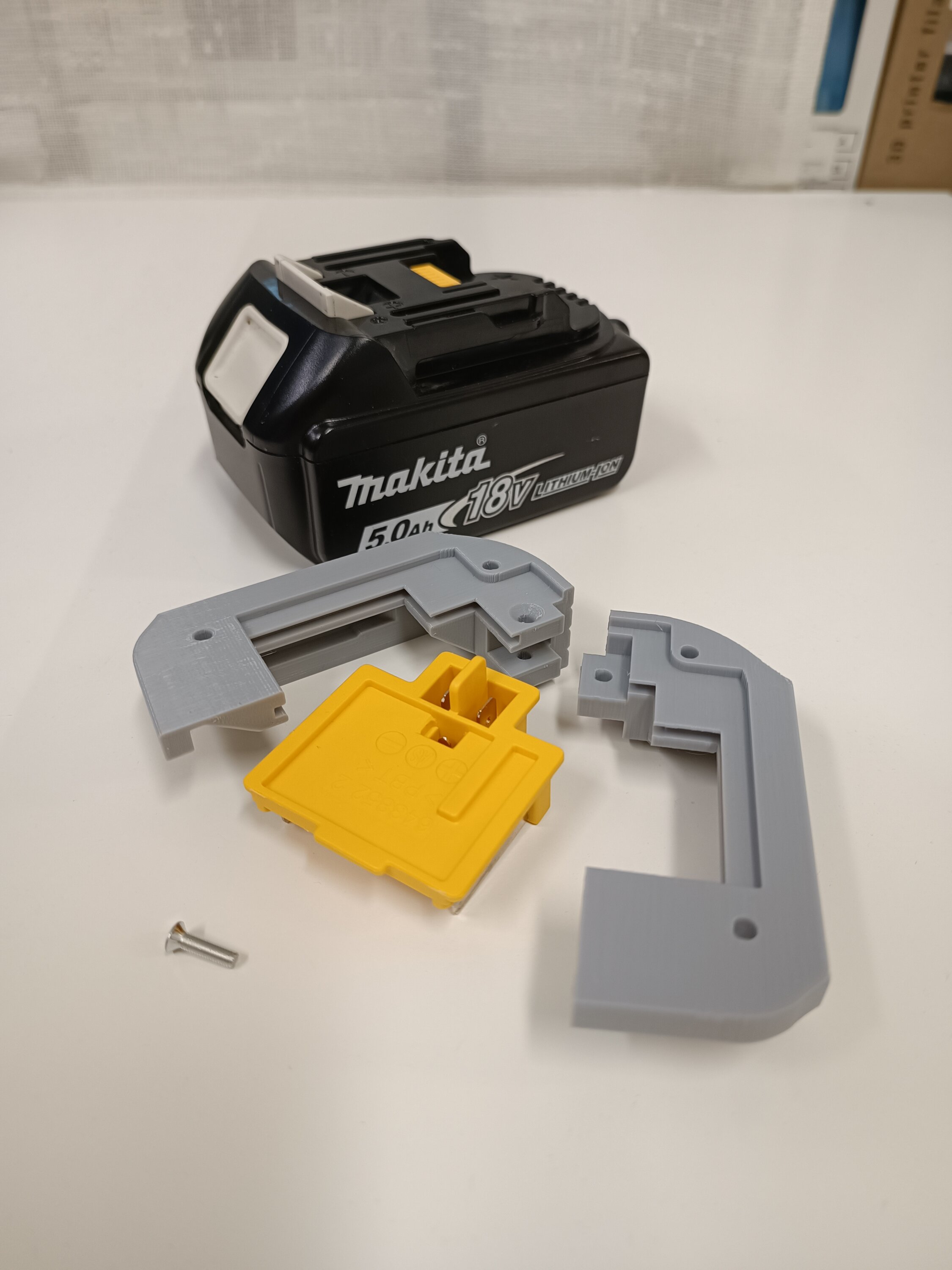 Makita battery adaptor by Yanev | Download free STL model | Printables.com