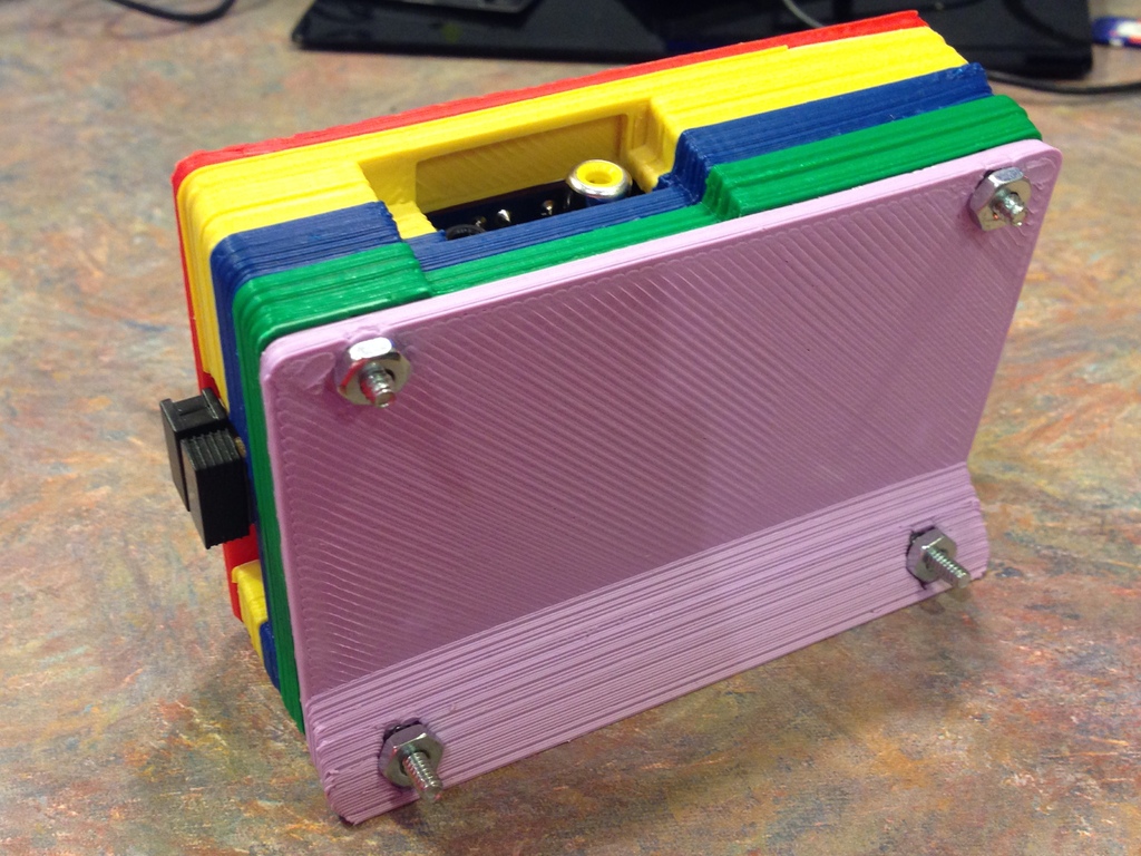 Raspberry Pi Multilayer Case with PiTFT screen by Tnever | Download ... Raspberry Pi Multilayer Case with PiTFT screen by Tnever | Download ...