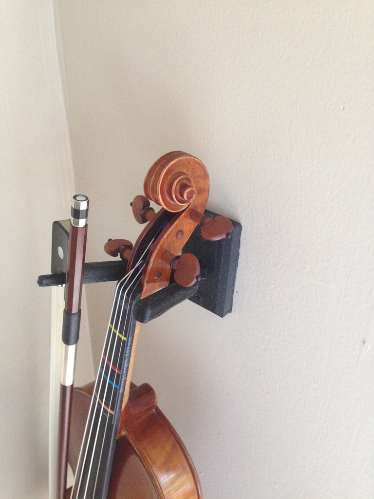 Violin and Viola Wall Hanger with Bow Holder by Tnever | Download free ...