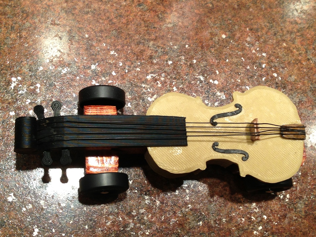 Pinewood Derby Car Violin by Tnever | Download free STL model ...