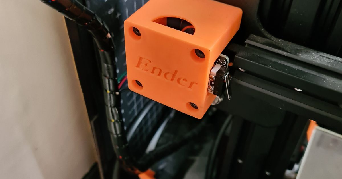 Slightly over-engineered Ender 3 (Pro) X axis pulley cover by Si_22 ...