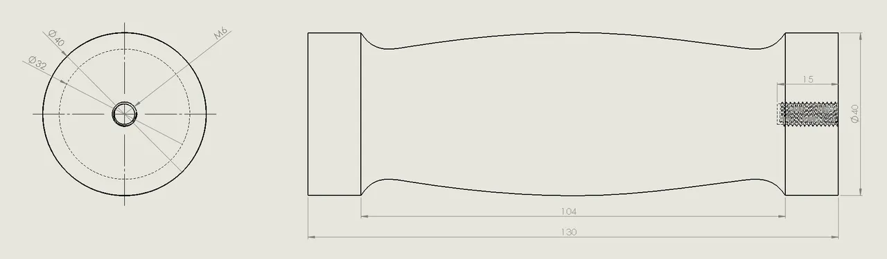 Ergonomic handle for d2x by DamsW | Download free STL model ...