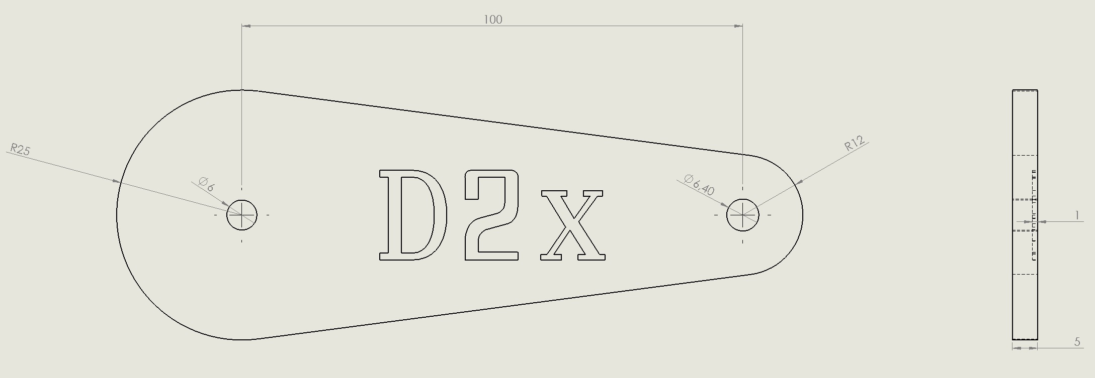 Ergonomic handle for d2x by DamsW | Download free STL model ...