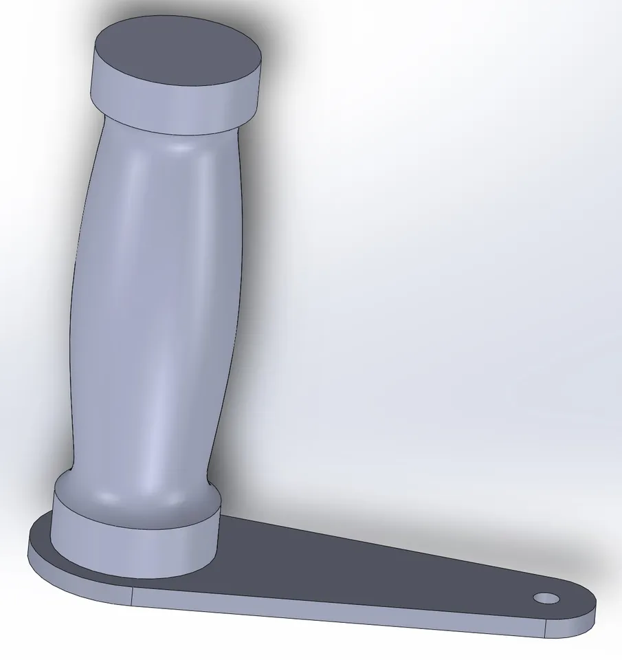 Ergonomic handle for d2x by DamsW | Download free STL model ...