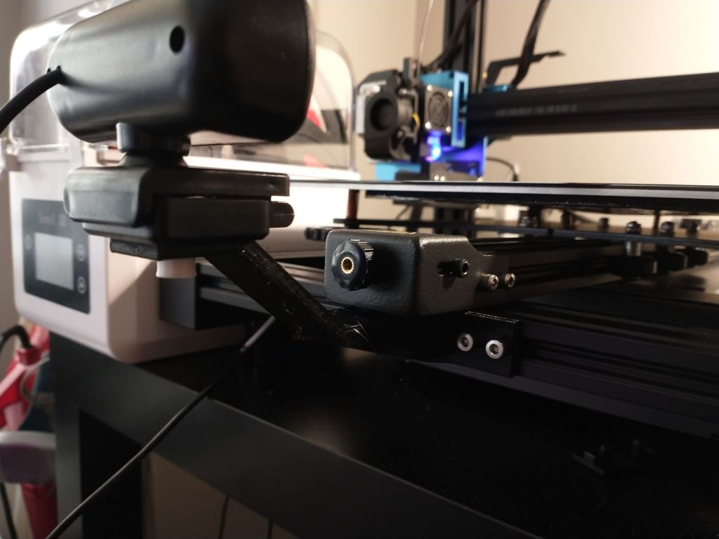 2020 Webcam Mount (for Sovol SVO4, Anycubic Kossel, and more) by ...