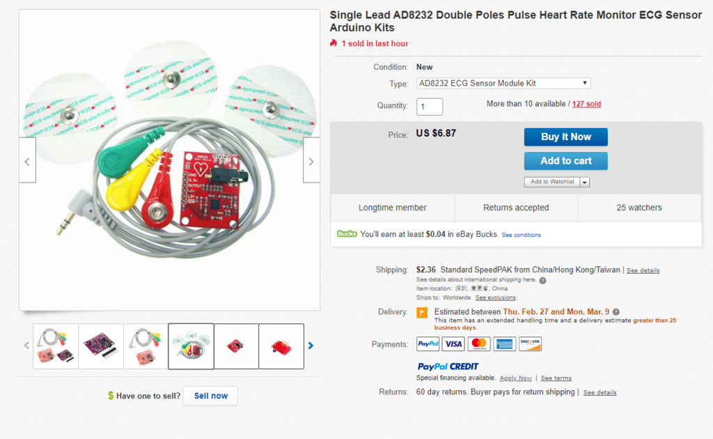 1-Lead EKG Monitor by jpoles1 | Download free STL model | Printables.com