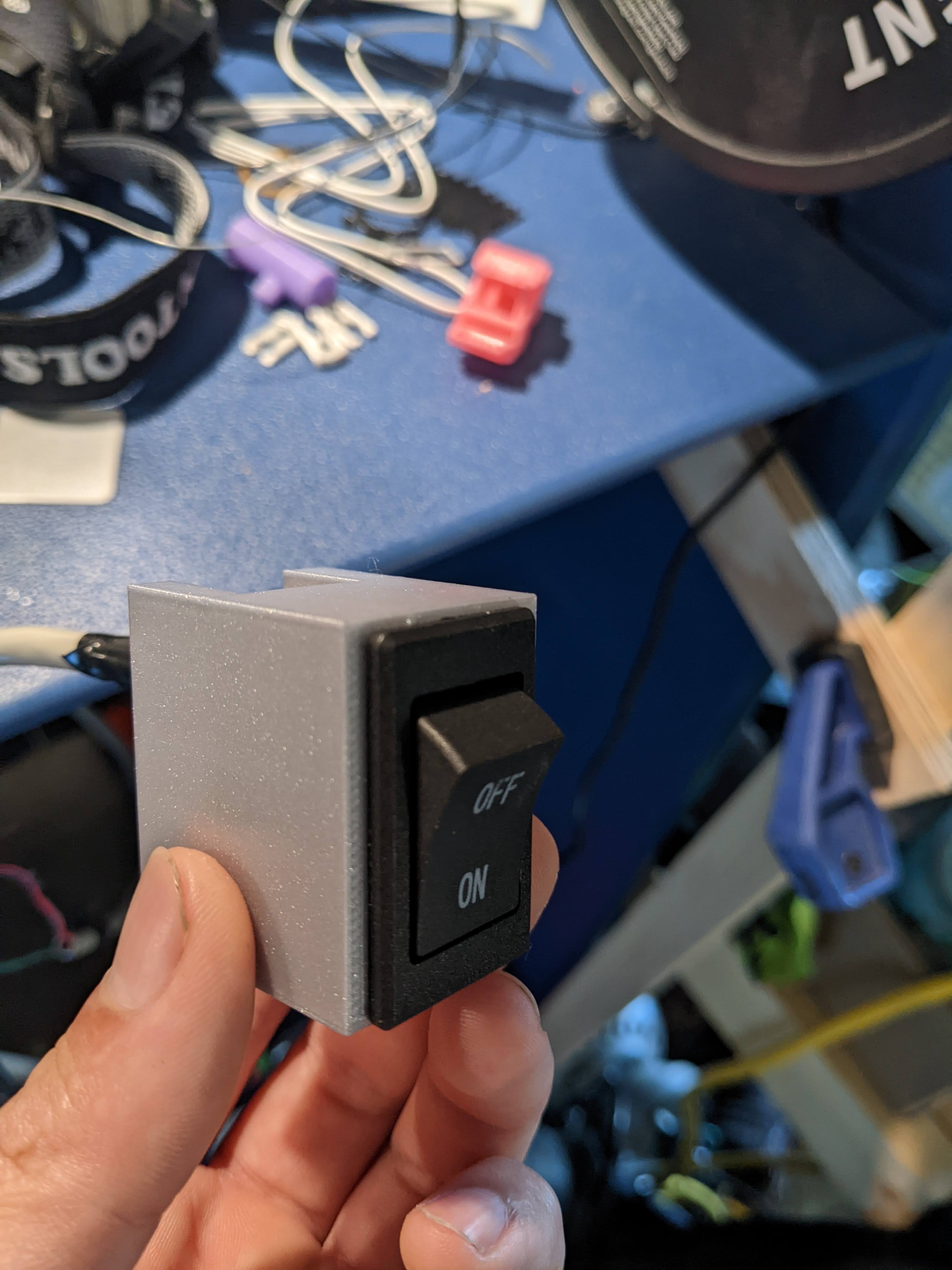 Rocker Switch Holder by Phaeton Industries | Download free STL model ...