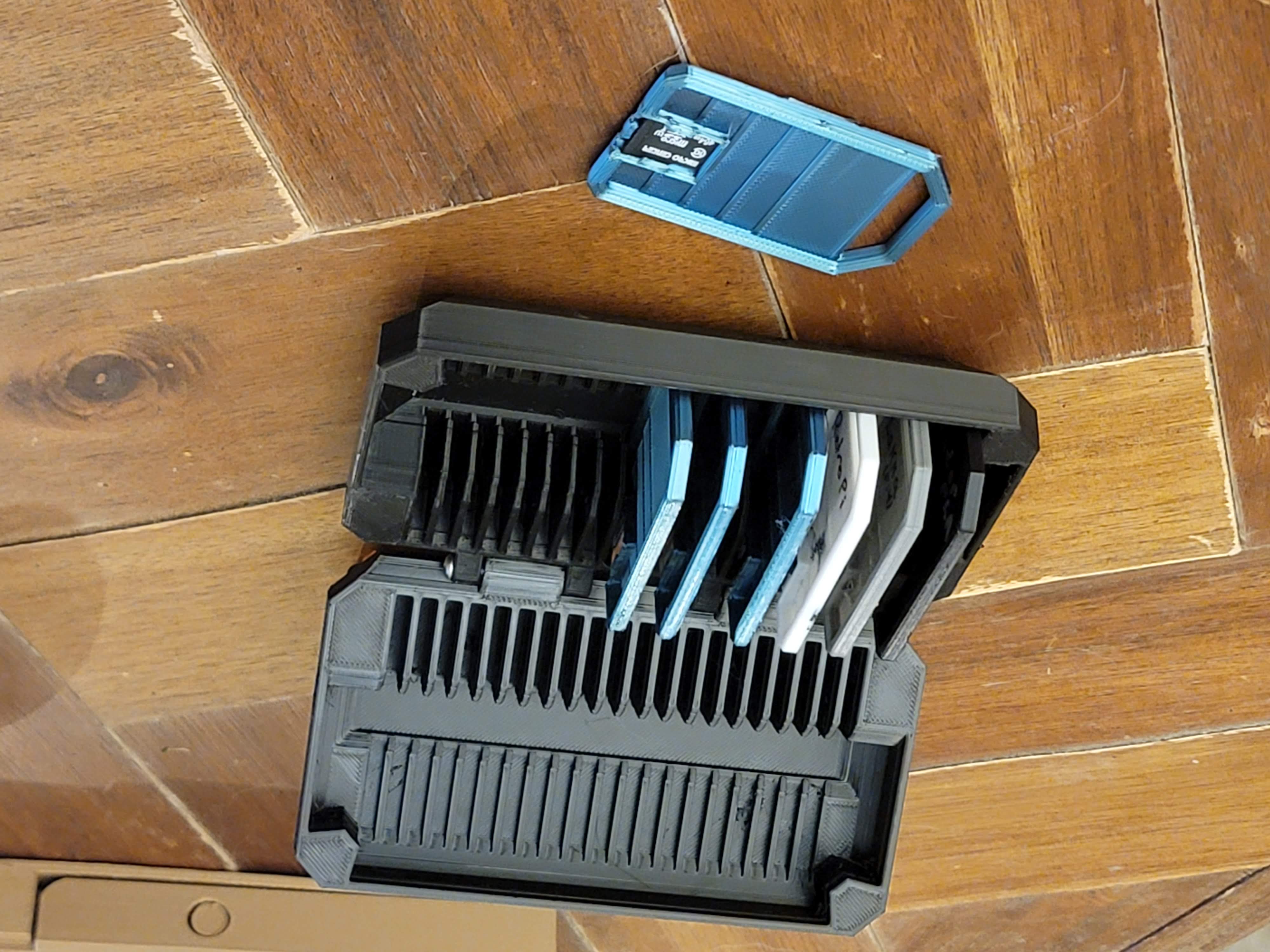 Shorter Filament Sample Box | Color Swatch/Micro SD holder | Remix by ...