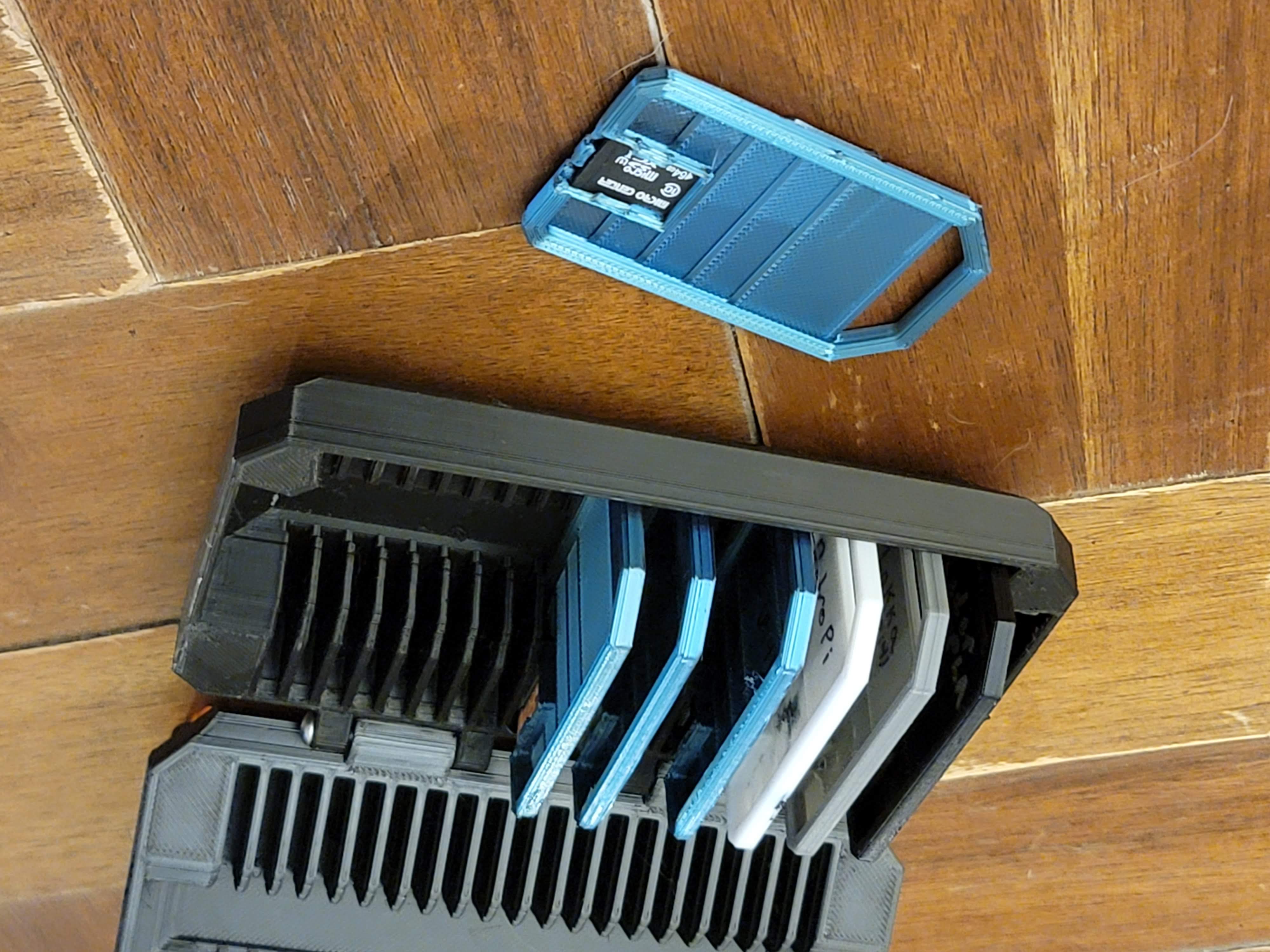 Shorter Filament Sample Box | Color Swatch/Micro SD holder | Remix by ...